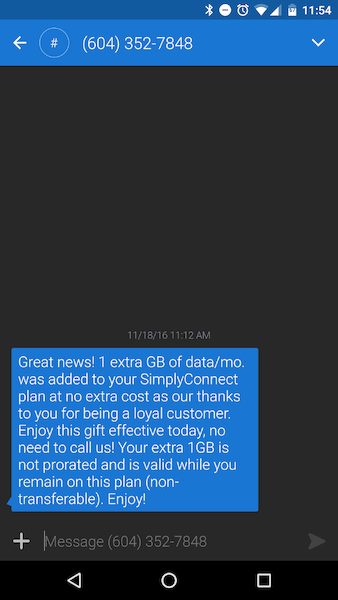 [ZoomerWireless/Cityfone/Primus/RBC] free extra 1GB/month added to plan ...