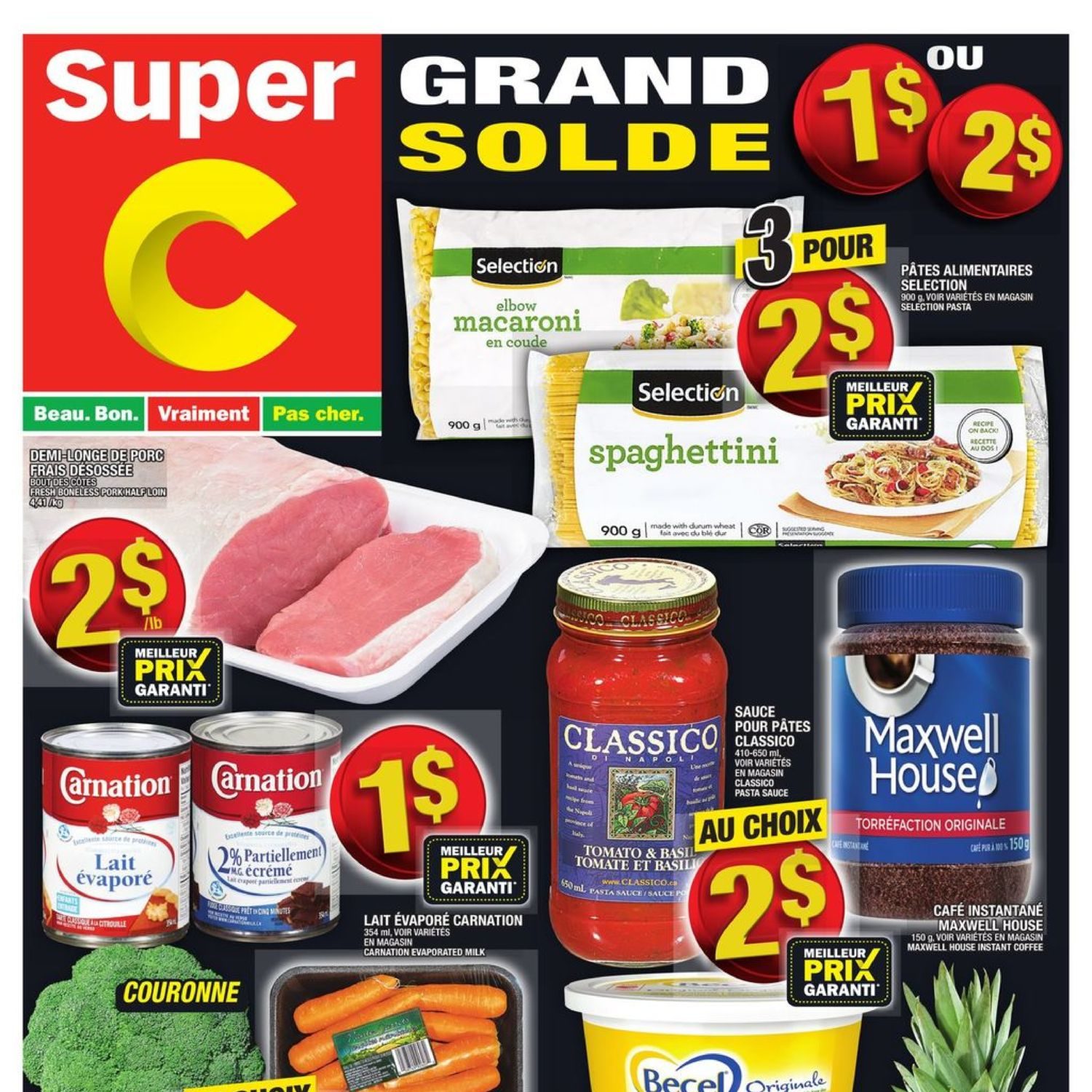 Super C Weekly Flyer - Weekly - $1 or $2 Grand Sale - Jan 4 – 10 ...