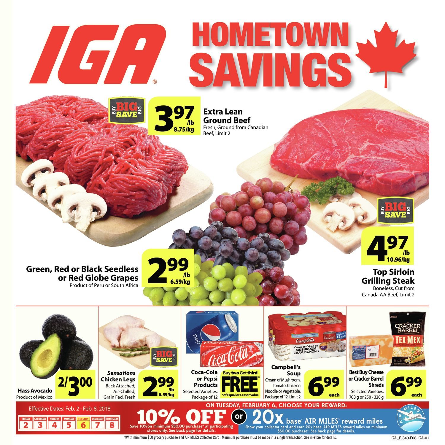 IGA Weekly Flyer - Weekly - Hometown Savings - Feb 2 – 8 - RedFlagDeals.com
