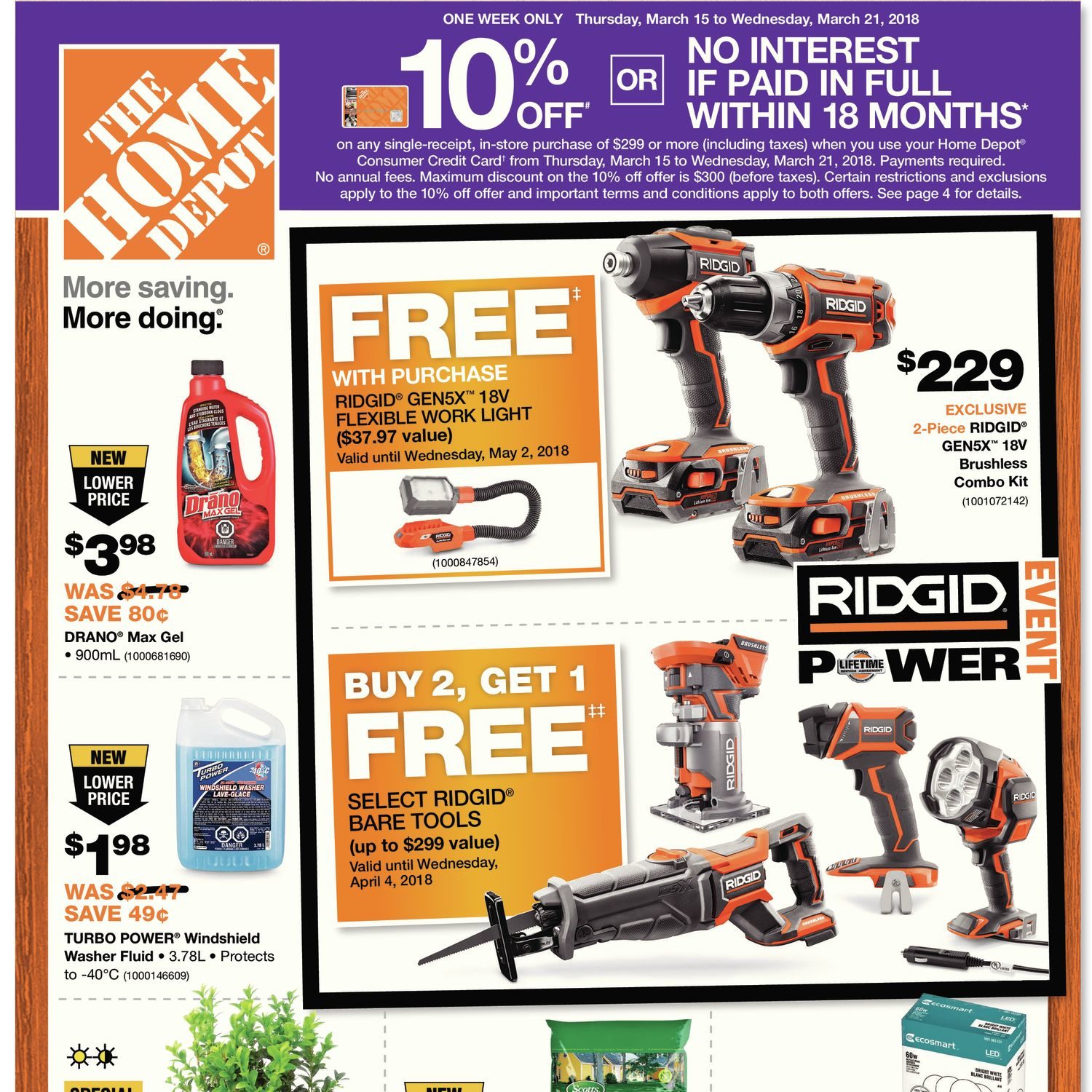 Home Depot Weekly Flyer - Weekly - Mar 15 – 21 - RedFlagDeals.com