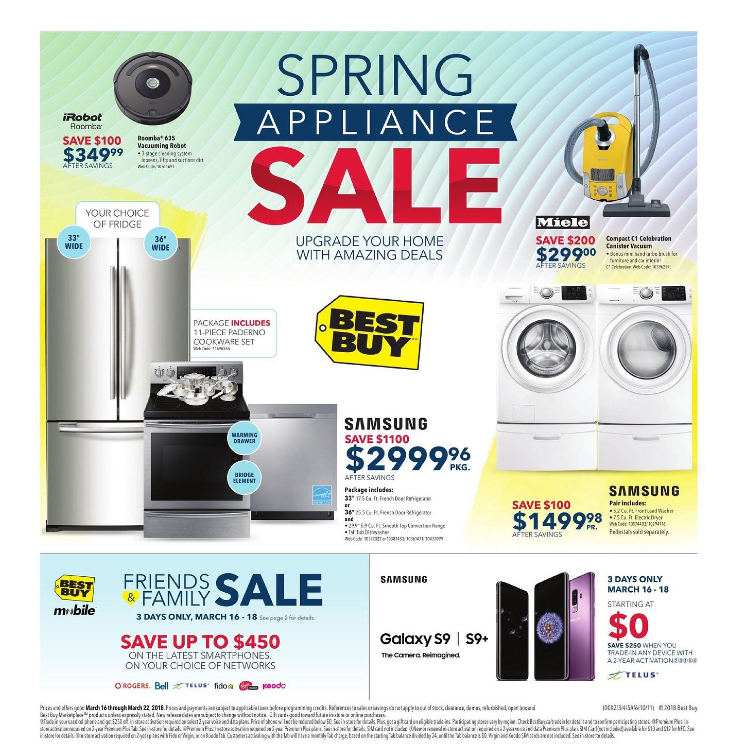 Best Buy Weekly Flyer - Weekly - Spring Appliance Sale - Mar 16 – 22 ...