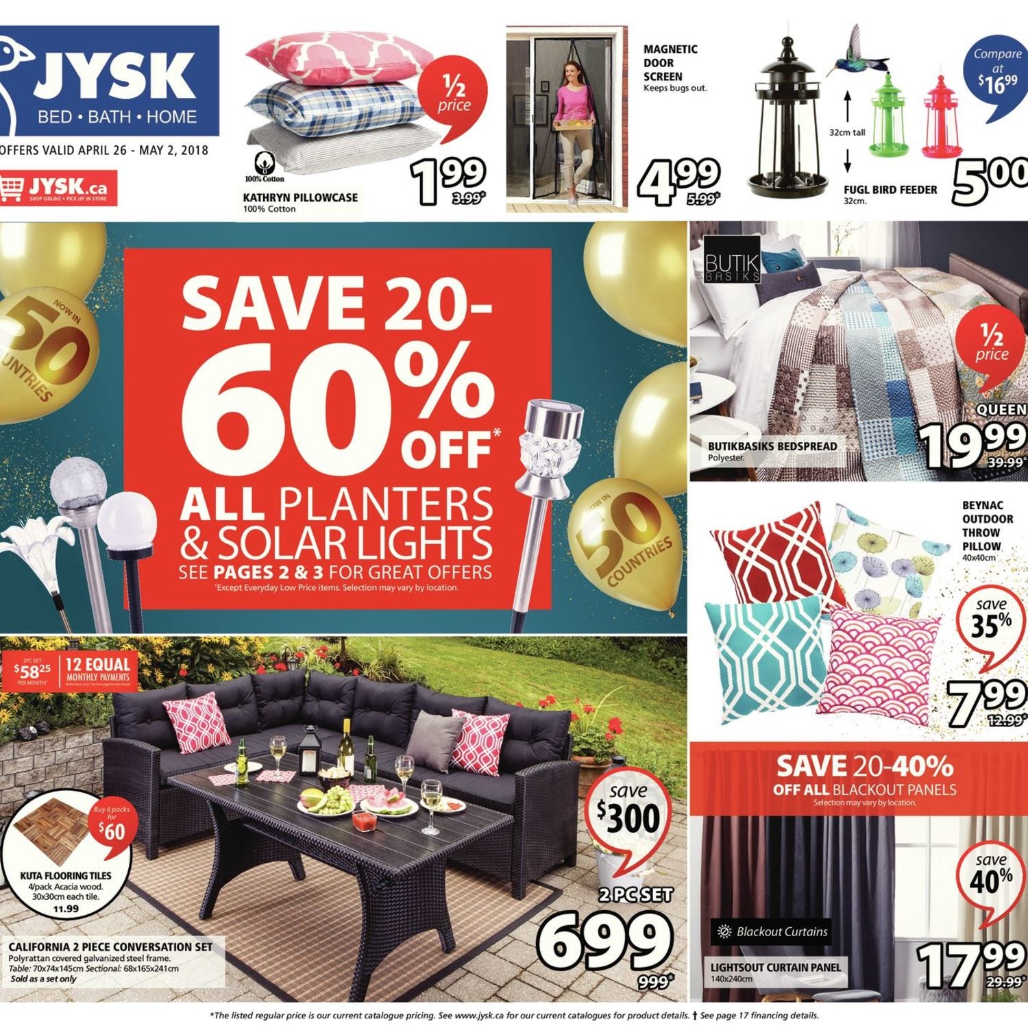 JYSK Weekly Flyer - Weekly - Apr 26 – May 2 - RedFlagDeals.com