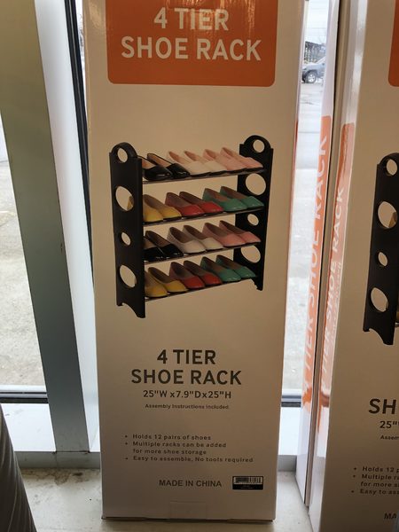 [Dollarama] 4 tier shoe rack (12 shoe capacity), $4 - RedFlagDeals.com ...