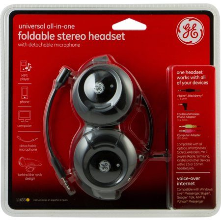 [Dollarama] GE All-in-One Foldable headset with Detachable Microphone ...