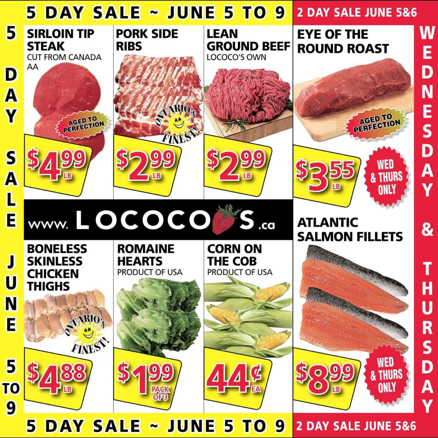 Lococos Weekly Flyer - 5 Day Sale - Jun 5 – 9 - RedFlagDeals.com
