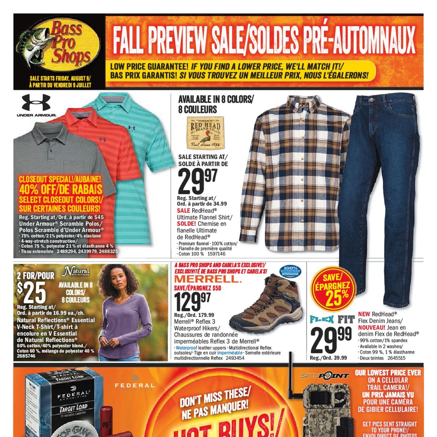 Bass Pro Shops Weekly Flyer - Fall Preview Sale - Aug 9 – 25 ...