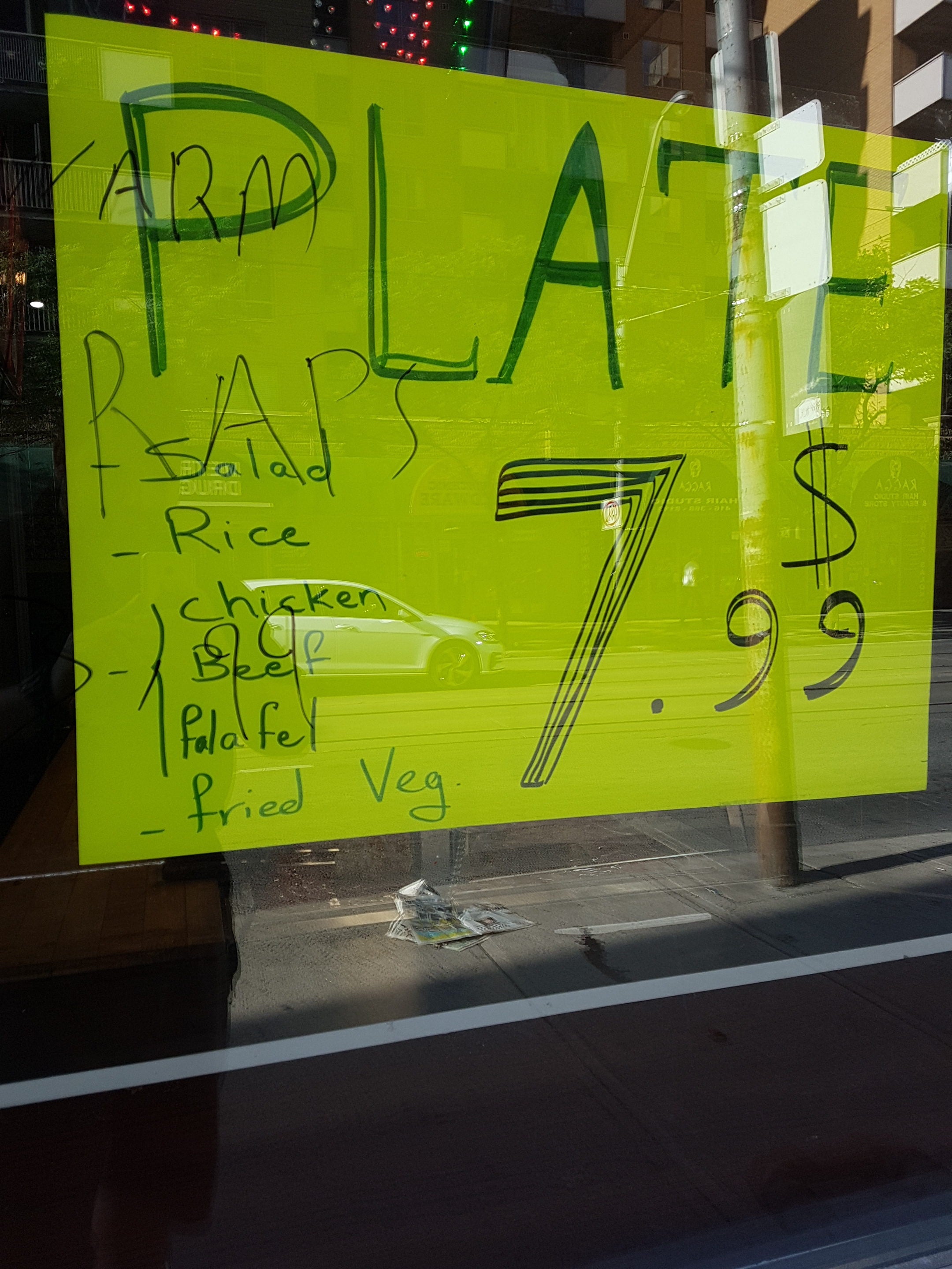 CHAMSINE Authentic Halal Kitchen $5 Shawarma etc (Downtown Toronto ...