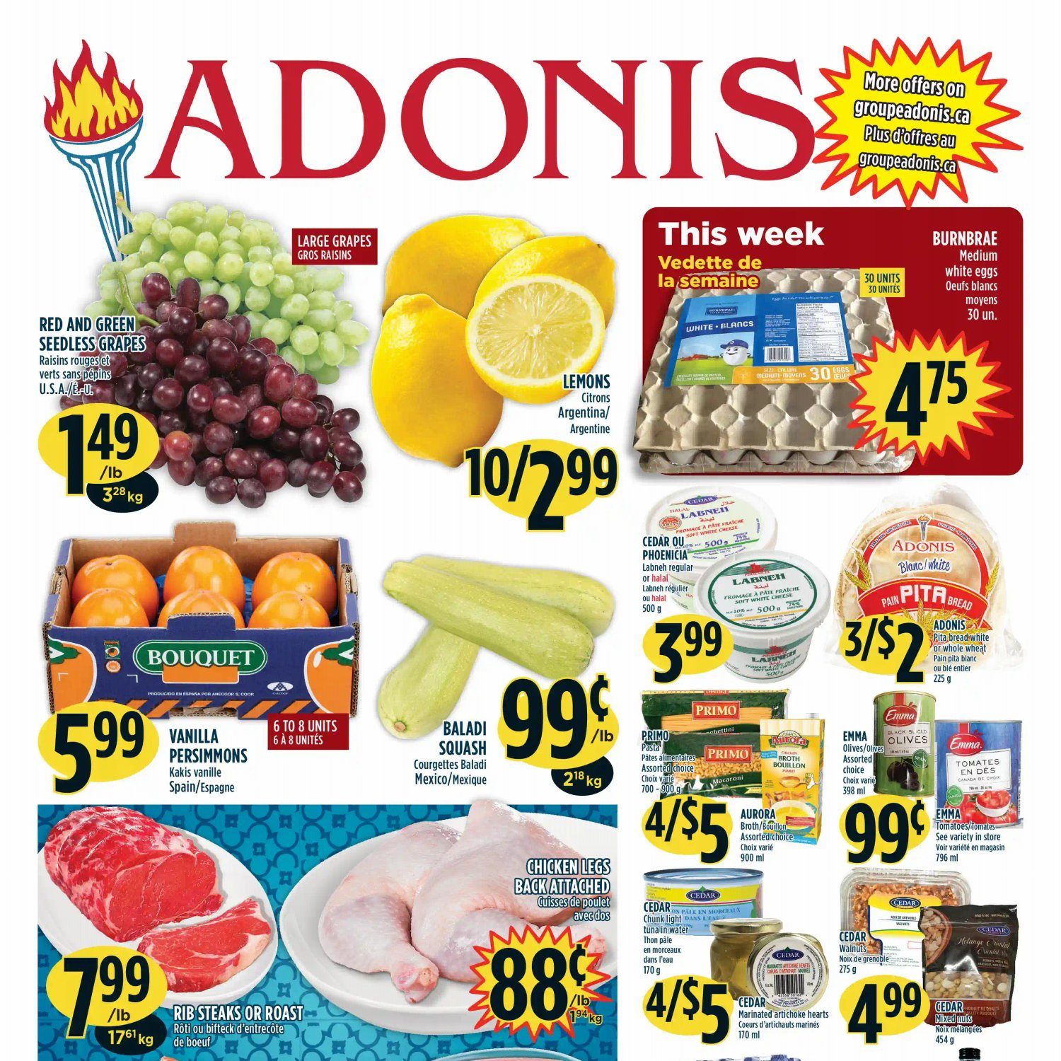 Marche Adonis Weekly Flyer - Weekly Specials - Oct 29 – Nov 4 ...