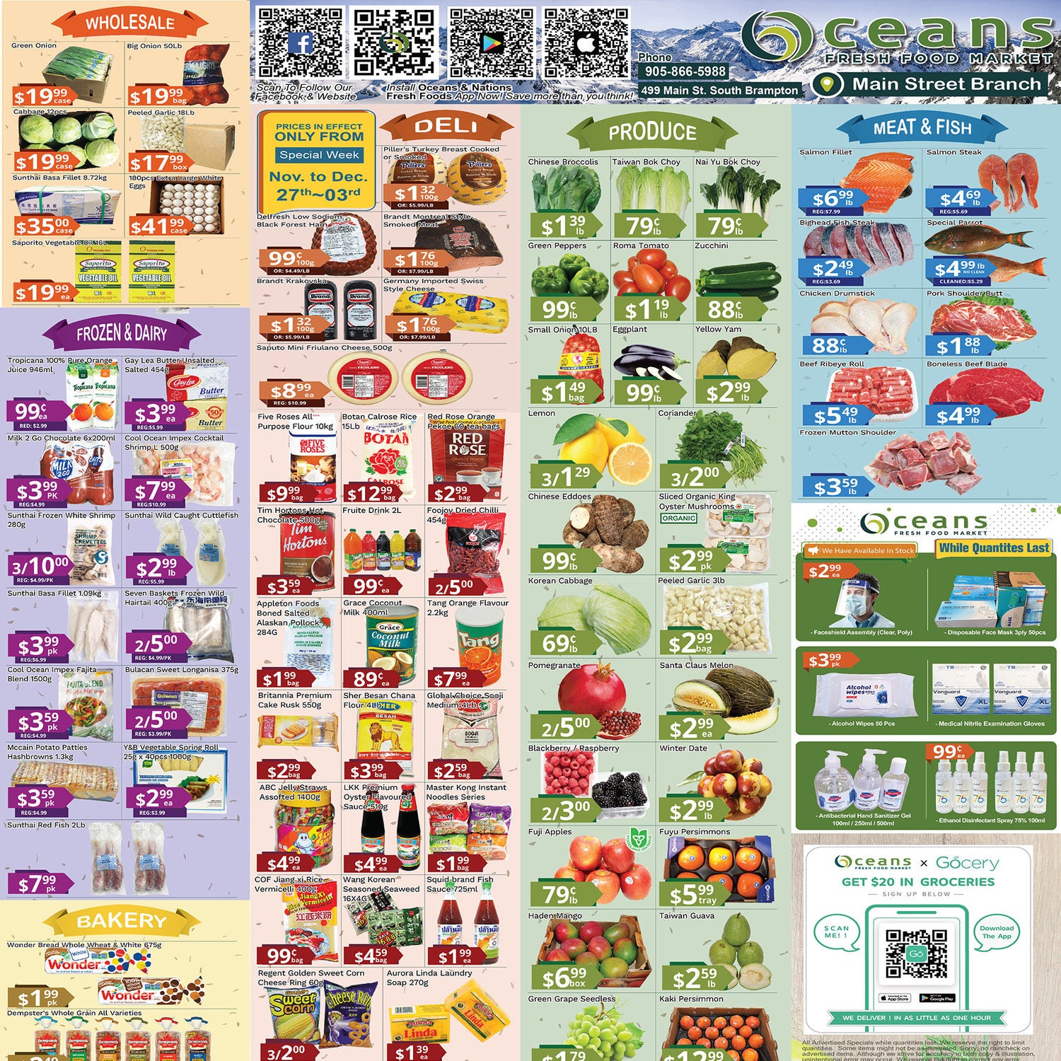 Oceans Fresh Food Market Weekly Flyer - Main St. - Weekly Specials ...