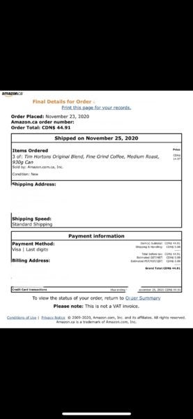 $10 Tim Hortons digital Gift card when you buy $30 worth of at home Tim ...
