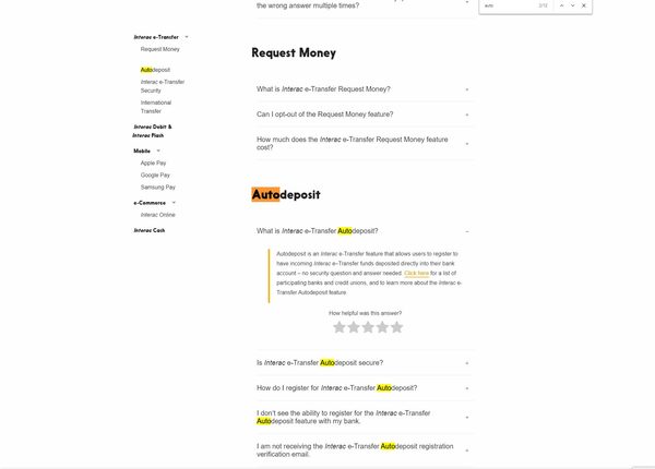 Interac Auto-Deposit feature....WARNING - RedFlagDeals.com Forums