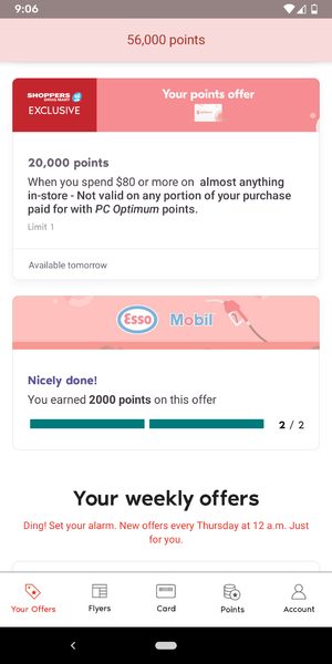 [Esso and Mobil] Earn 50% more PC points from June 1 to June 30 on ...