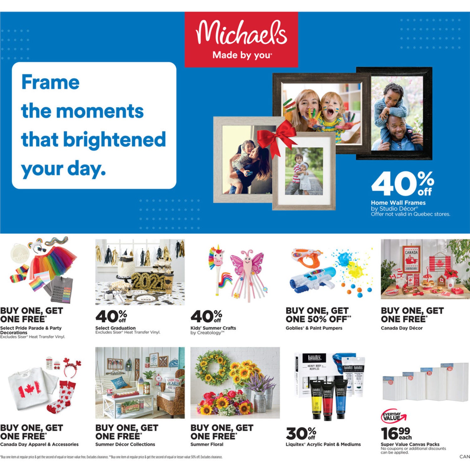 Michaels Weekly Flyer - Weekly Deals - Jun 4 – 10 - RedFlagDeals.com