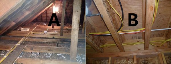 Electrical wiring in insulated attic - RedFlagDeals.com Forums