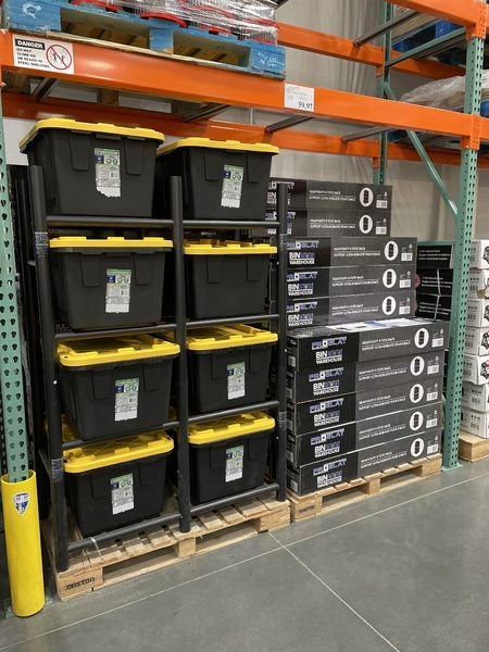 [Costco] Bin Warehouse Heavy-Duty 8 Tote Rack $49.97 - Page 4 ...