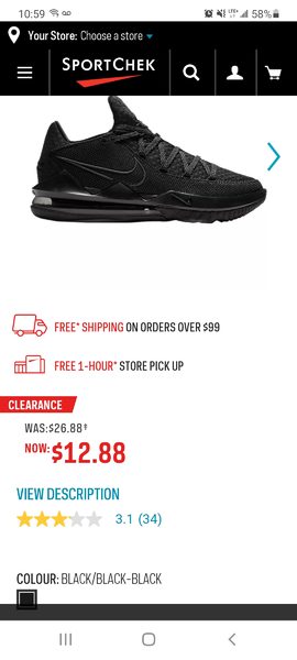 Sport Chek website pricing - clickbait? - RedFlagDeals.com Forums