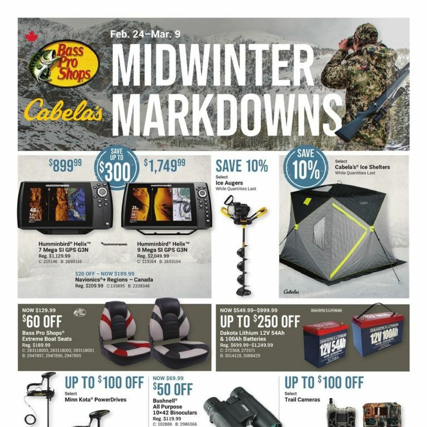 Bass Pro Shops Weekly Flyer - 2 Weeks of Savings - Midwinter Markdowns ...