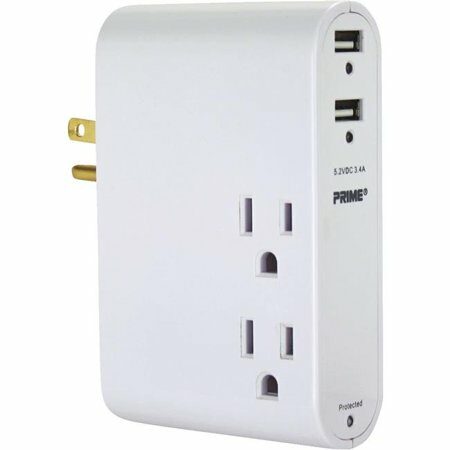 [Dollarama] Prime brand 2 high speed USB and 3 outlet adapter plug $4 ...