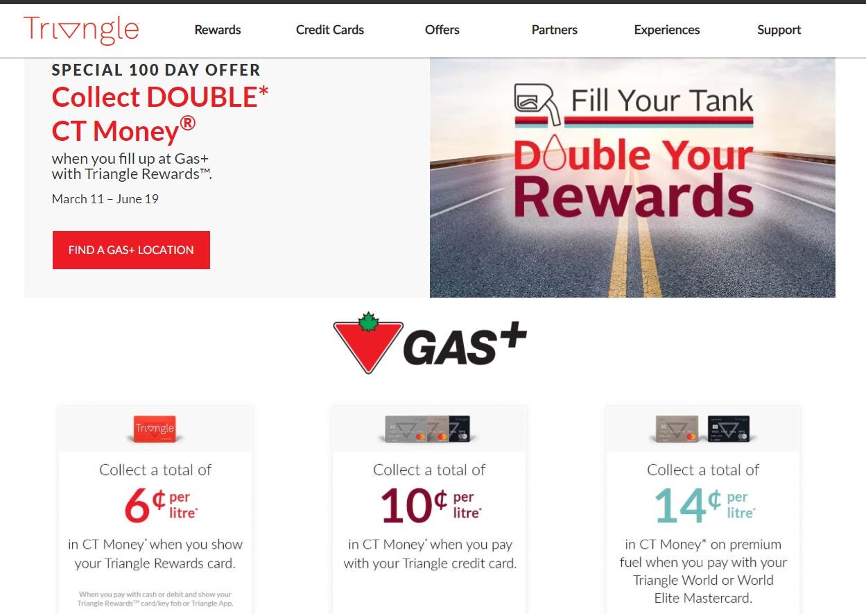[Canadian Tire] Canadian Tire Gas: Double CT Money between March 11 ...