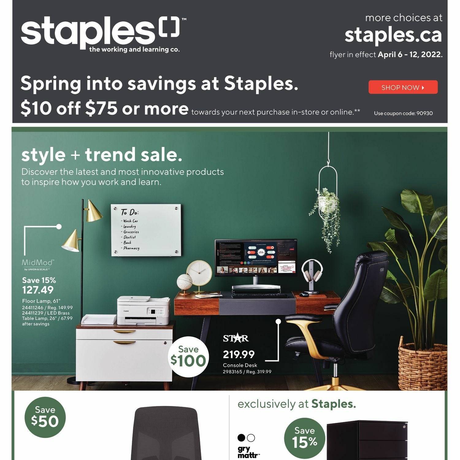 Staples Weekly Flyer - Weekly Deals - Apr 6 – 12 - RedFlagDeals.com