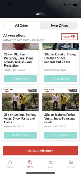 Canadian Tire Triangle Rewards - App Swap Requests - Page 6 ...