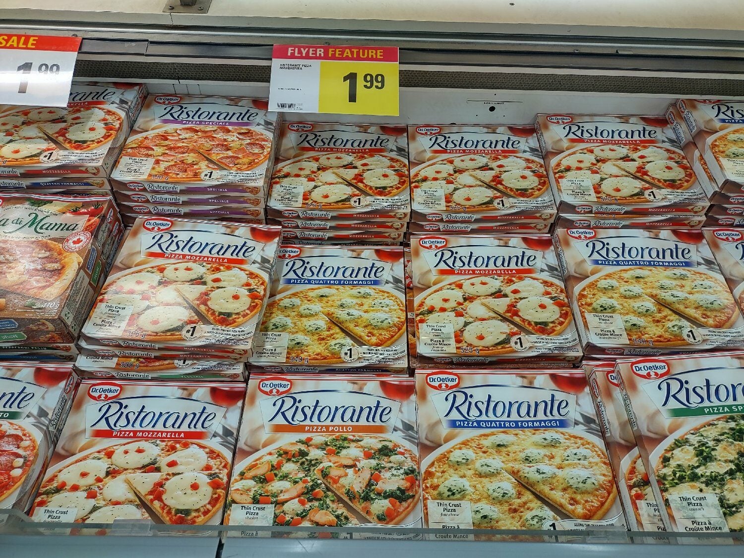 [Loblaws] Various frozen Pizzas - $1.99, Perogies - 99c (Glen Erin ...