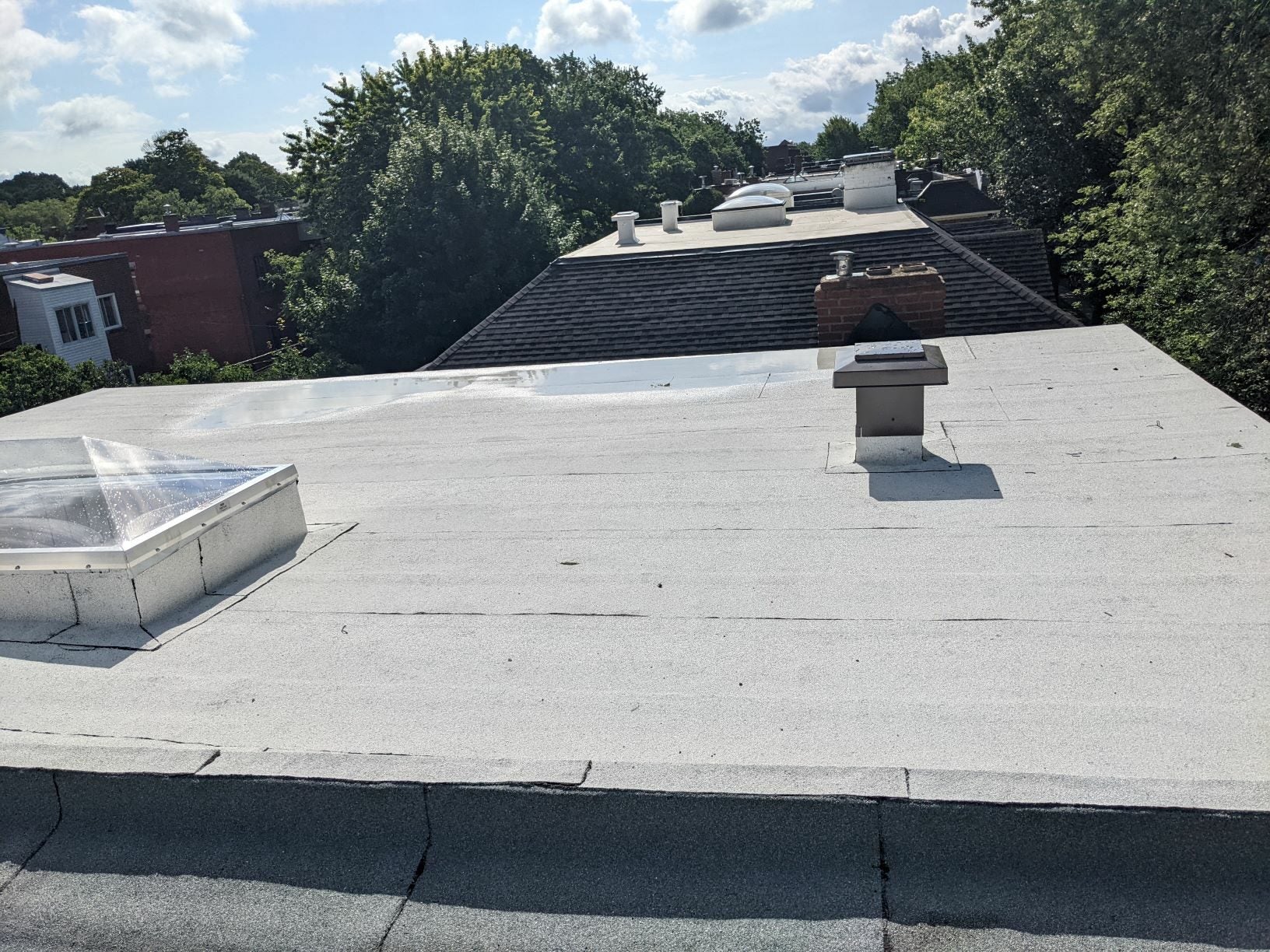 water pooling on a new flat roof - RedFlagDeals.com Forums