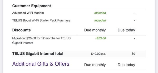 [Telus] Telus now offering $64/month 1GBPs with 2 years contrast - Page ...
