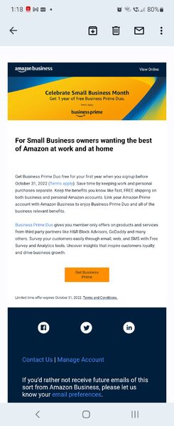 [Amazon.ca] Amazon business duo prime - RedFlagDeals.com Forums