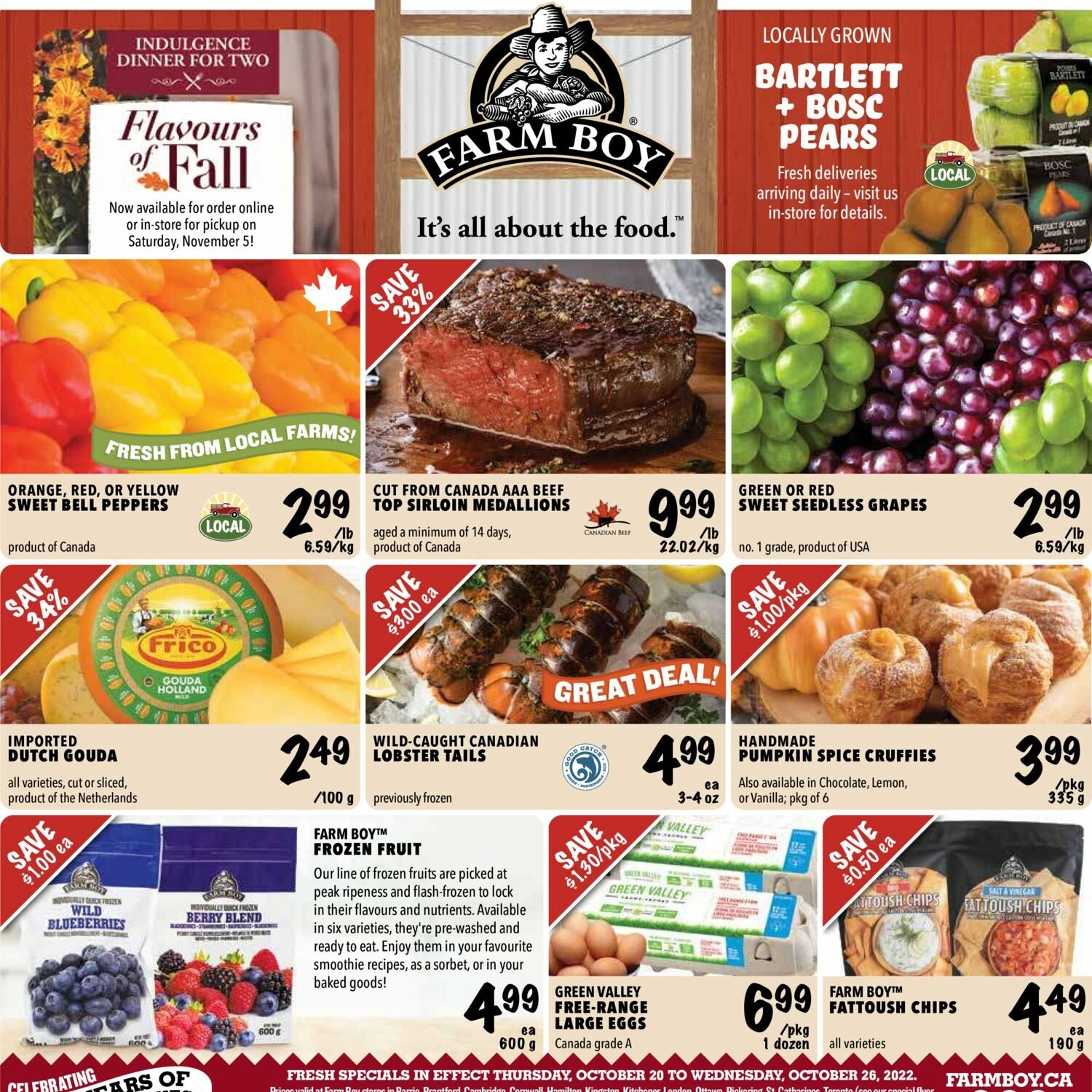 Farm Boy Weekly Flyer - Weekly Savings - Oct 20 – 26 - RedFlagDeals.com