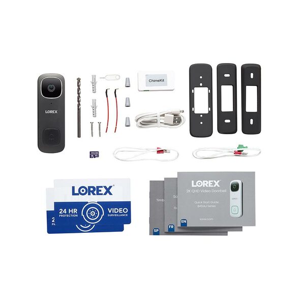 [Visions Electronics] Lorex 2K QHD Wi-Fi Video Doorbell Camera, Local ...