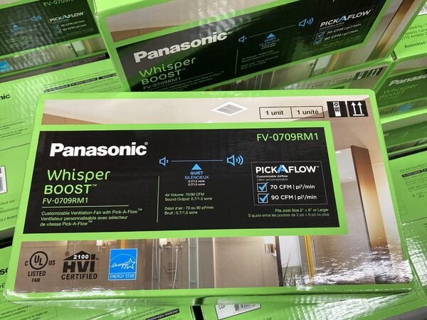 [Home Depot] Panasonic Whisper Boost bathroom fan $99 In-store - Page 2 ...