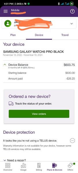 [Telus] Samsung Galaxy Watch5 & Watch5 Pro $0 with $10/m smartwatch ...