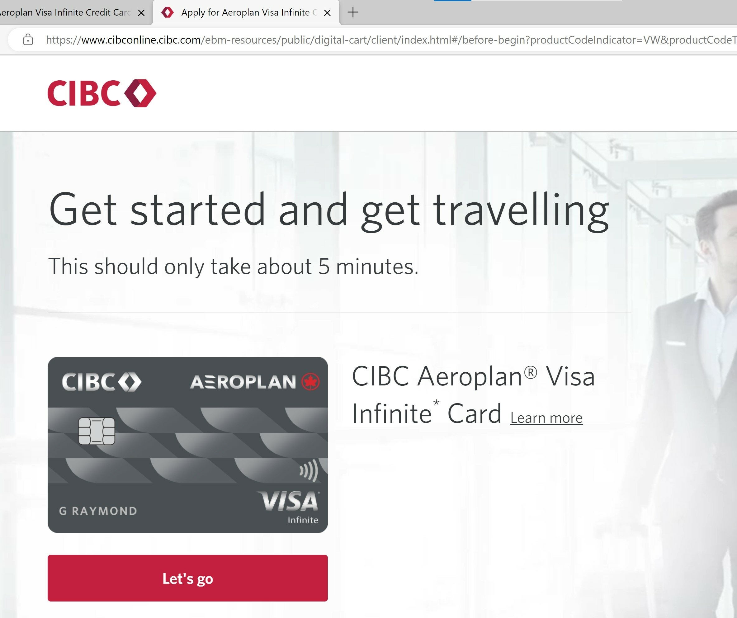 [CIBC] Aeroplan Visa Infinite 45K point& Visa Infinite Privilege 90K ...