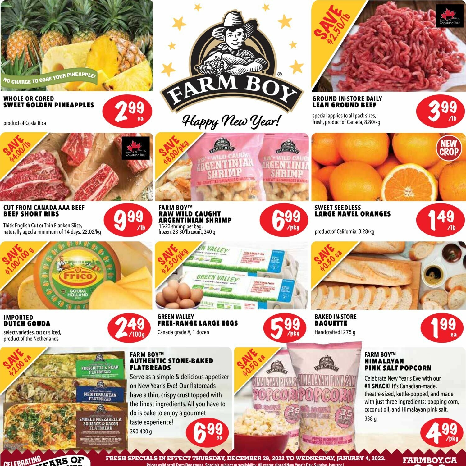 Farm Boy Weekly Flyer - Weekly Savings - Dec 29 – Jan 4 - RedFlagDeals.com