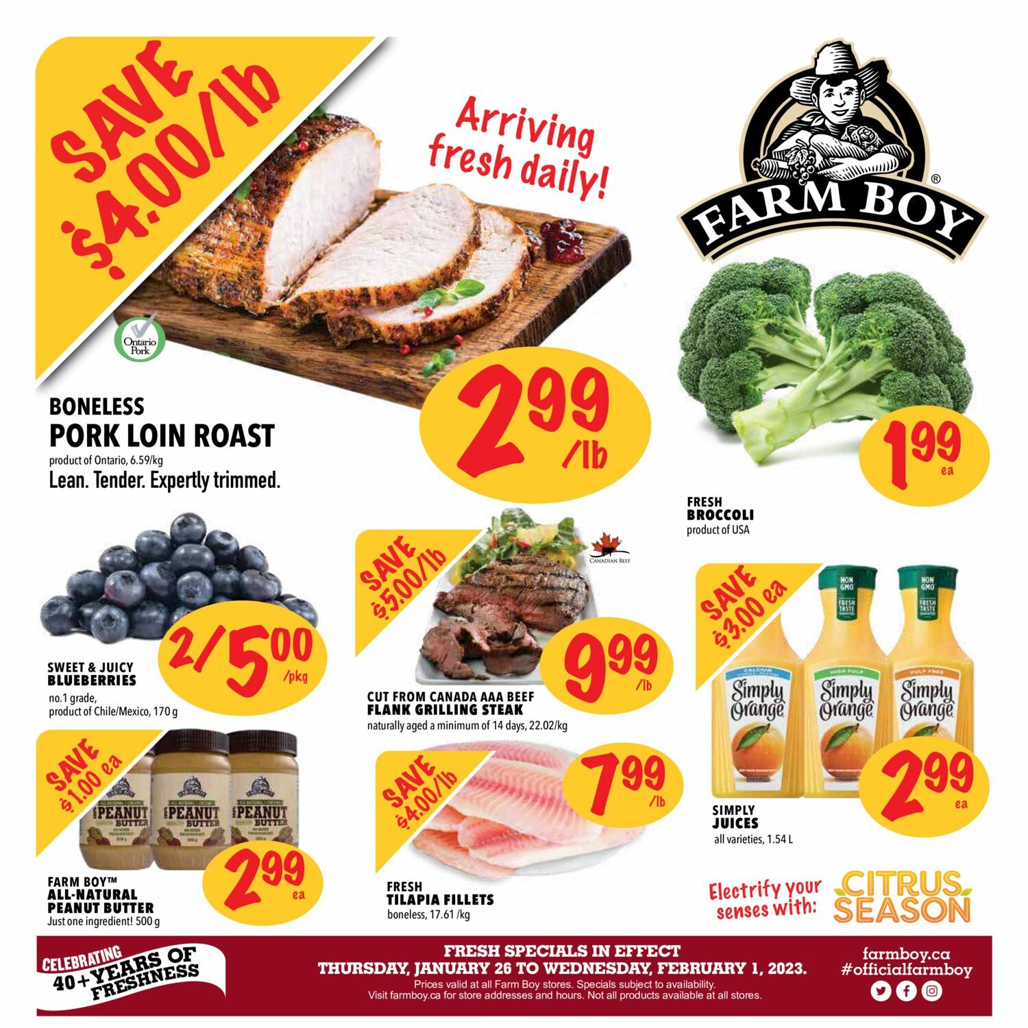 Farm Boy Weekly Flyer - Weekly Savings - Jan 26 – Feb 1 - RedFlagDeals.com