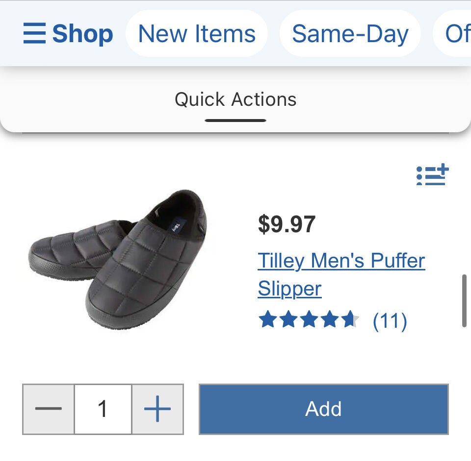 [Costco] Costco Tilley Men's Puffer Slipper $14.97 - Page 2 ...