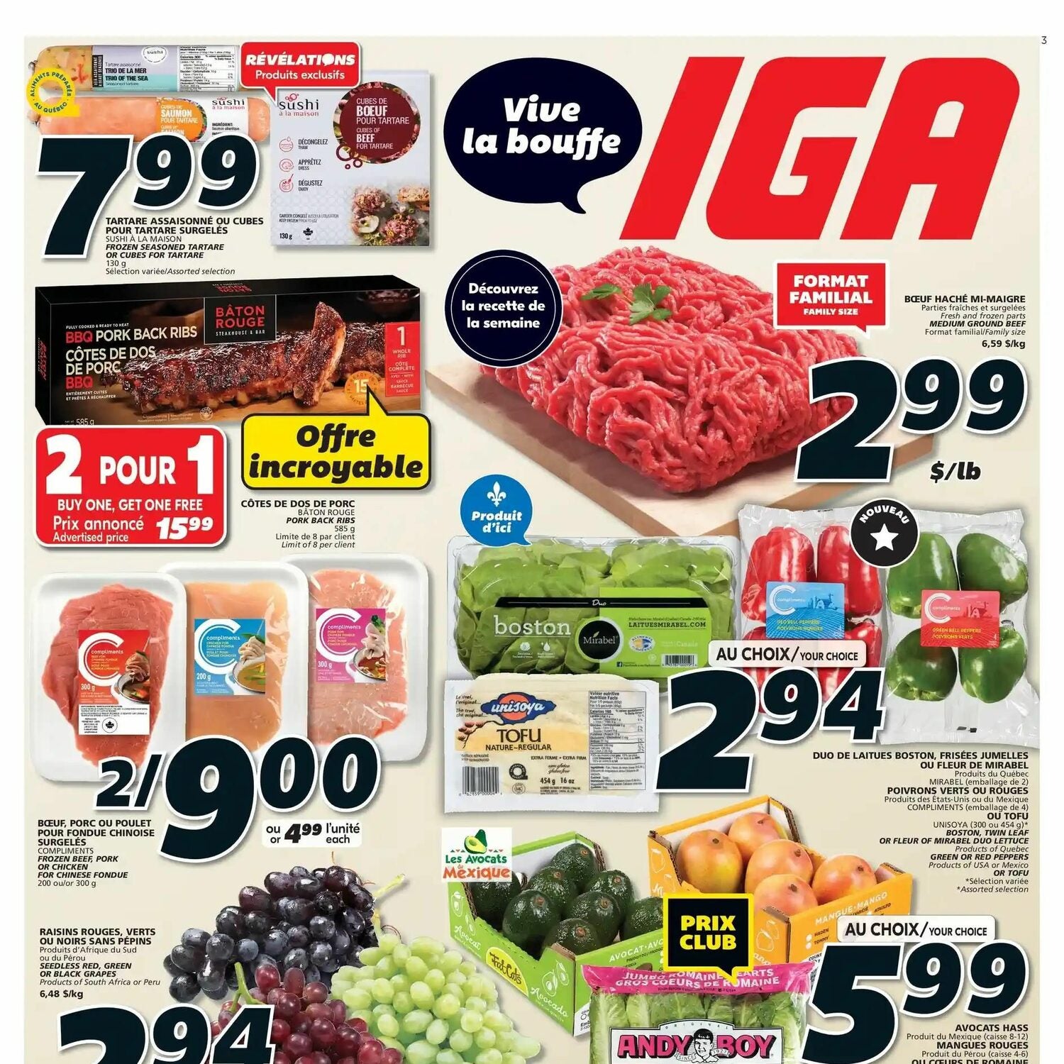 IGA Weekly Flyer - Weekly Savings (QC) - Feb 2 – 8 - RedFlagDeals.com