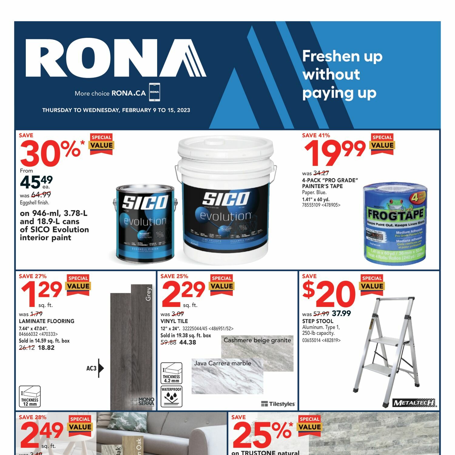 Rona Weekly Flyer - Weekly Deals (ON) - Feb 9 – 15 - RedFlagDeals.com