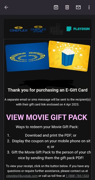 [Cineplex] Movie Gift Pack Promotion - Page 8 - RedFlagDeals.com Forums