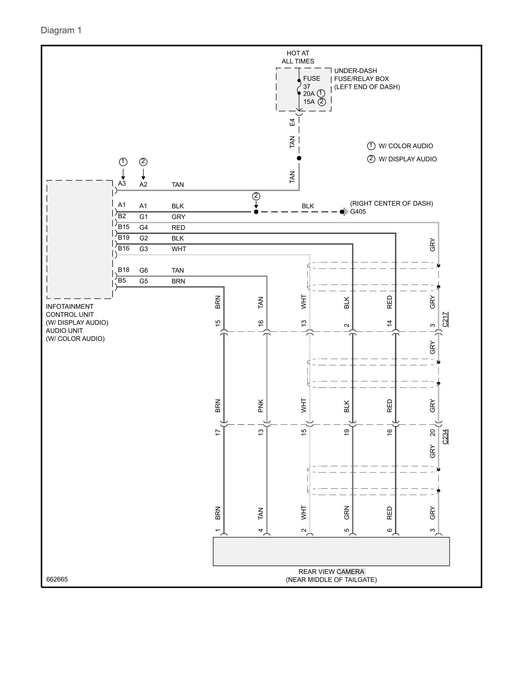 Honda Backup & Lane Watch Camera Fuse - Where to find it ...