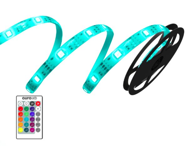 [Staples] Tzumi Aura LED ColorStrip Remote-Controlled - 6.5 ft. - $9.97 ...