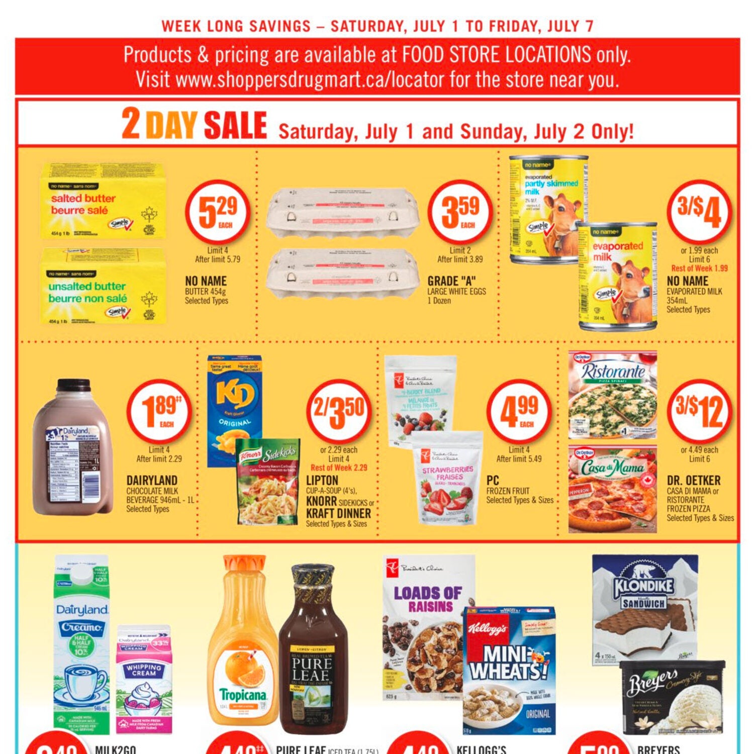 Shoppers Drug Mart Weekly Flyer - Food Store Locations Only (SK/MB ...