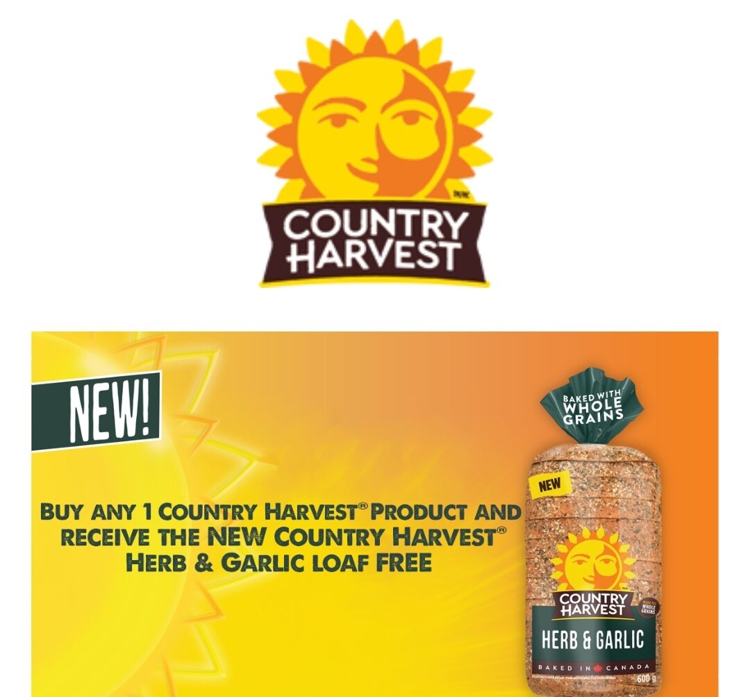 Buy 1 Get One Free on Country Harvest Herb & Garlic loaf - RedFlagDeals ...