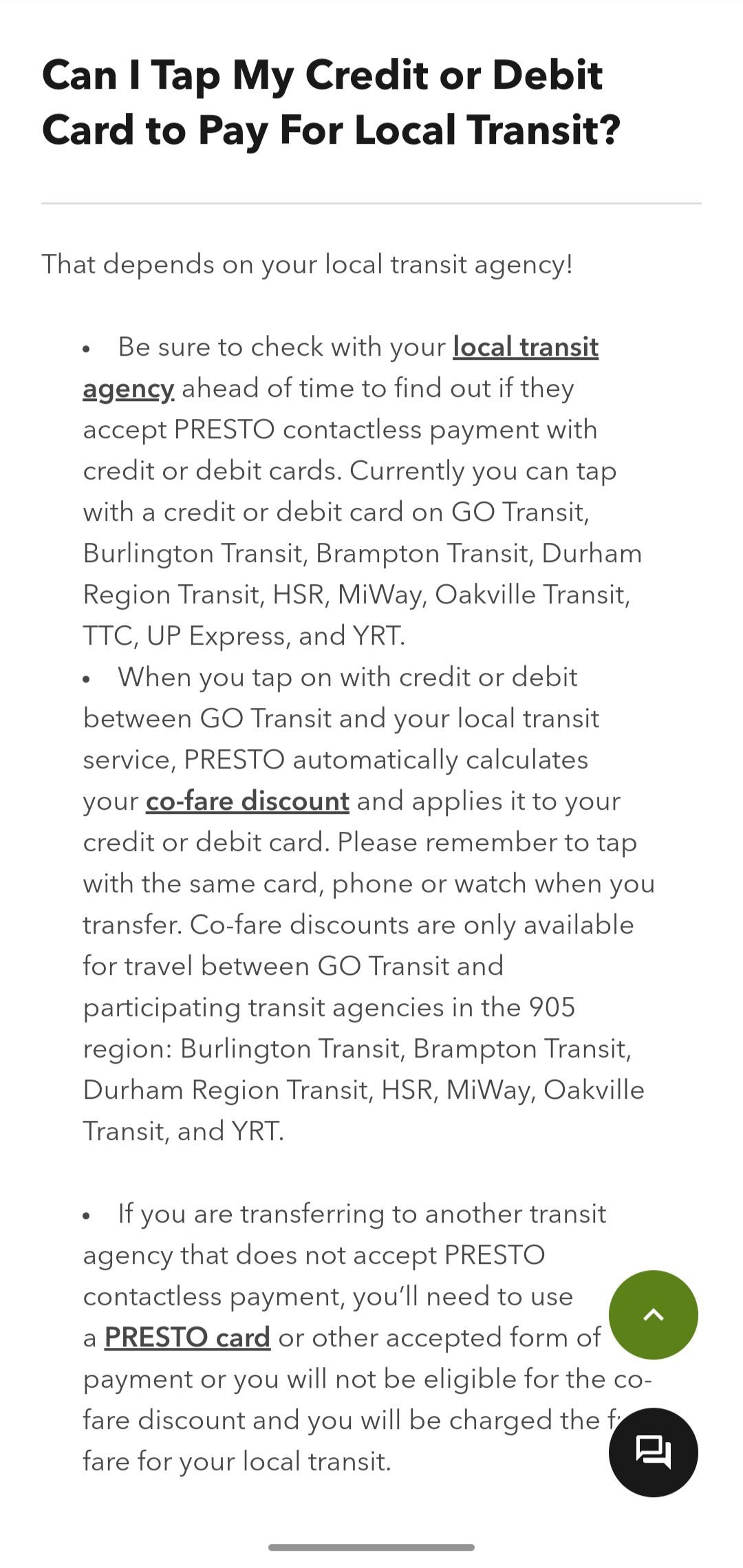 [American Express] Tap to pay at least $3 on TTC, GO Transit, UP ...
