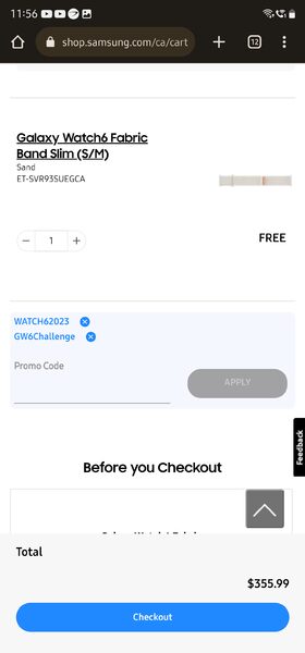 [Samsung] Watch6 30% off code - good until September 30th ...