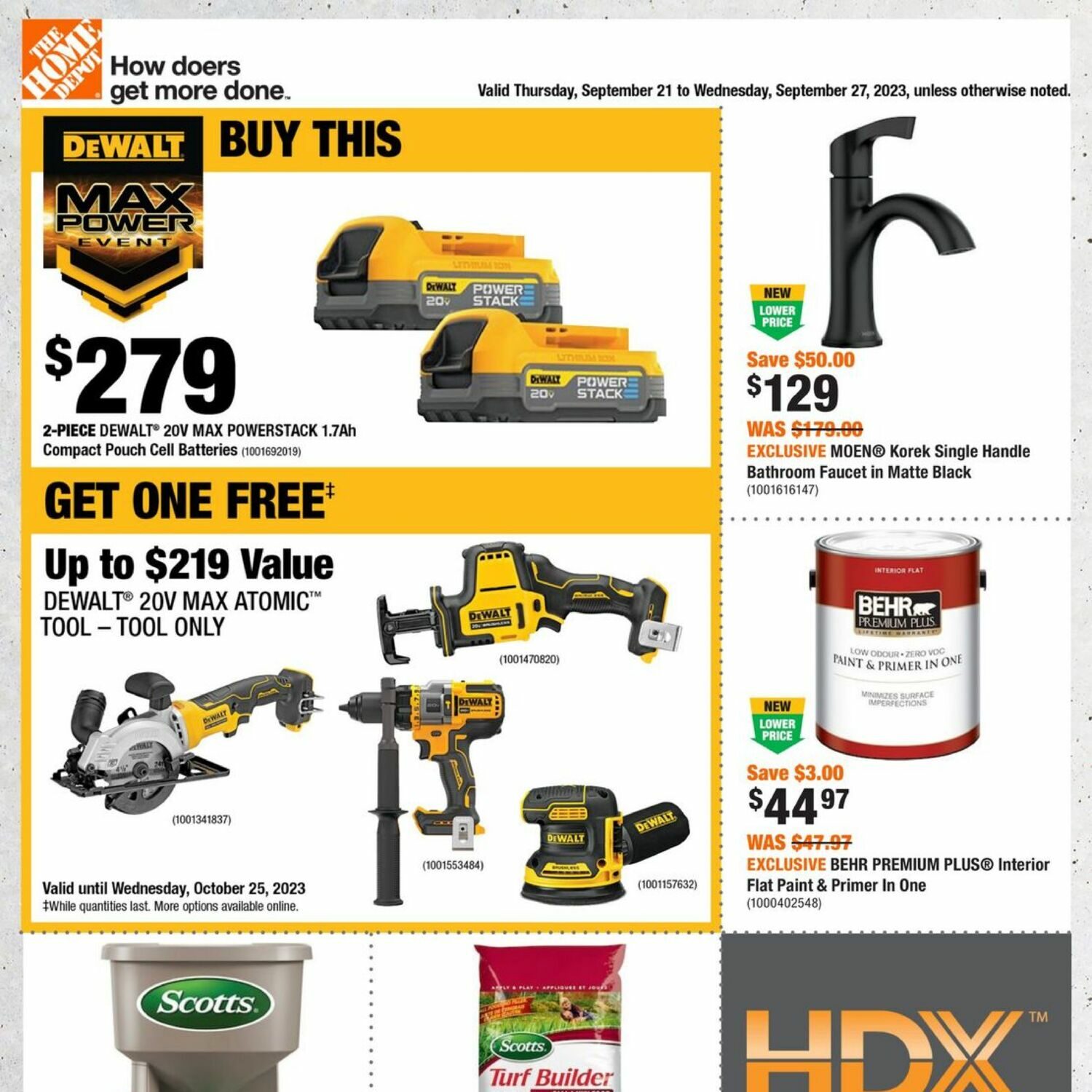 Home Depot Weekly Flyer - Weekly Deals (SK) - Sep 21 – 27 ...