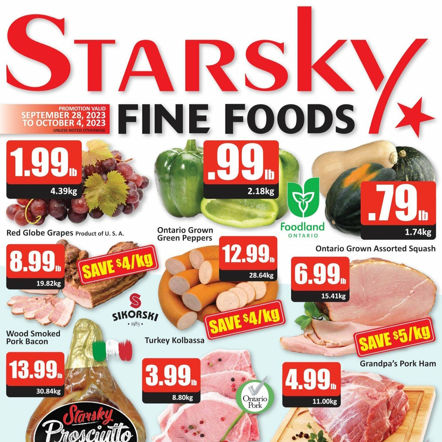 Starsky Fine Foods Weekly Flyer - Weekly Specials - Sep 28 – Oct 4 ...