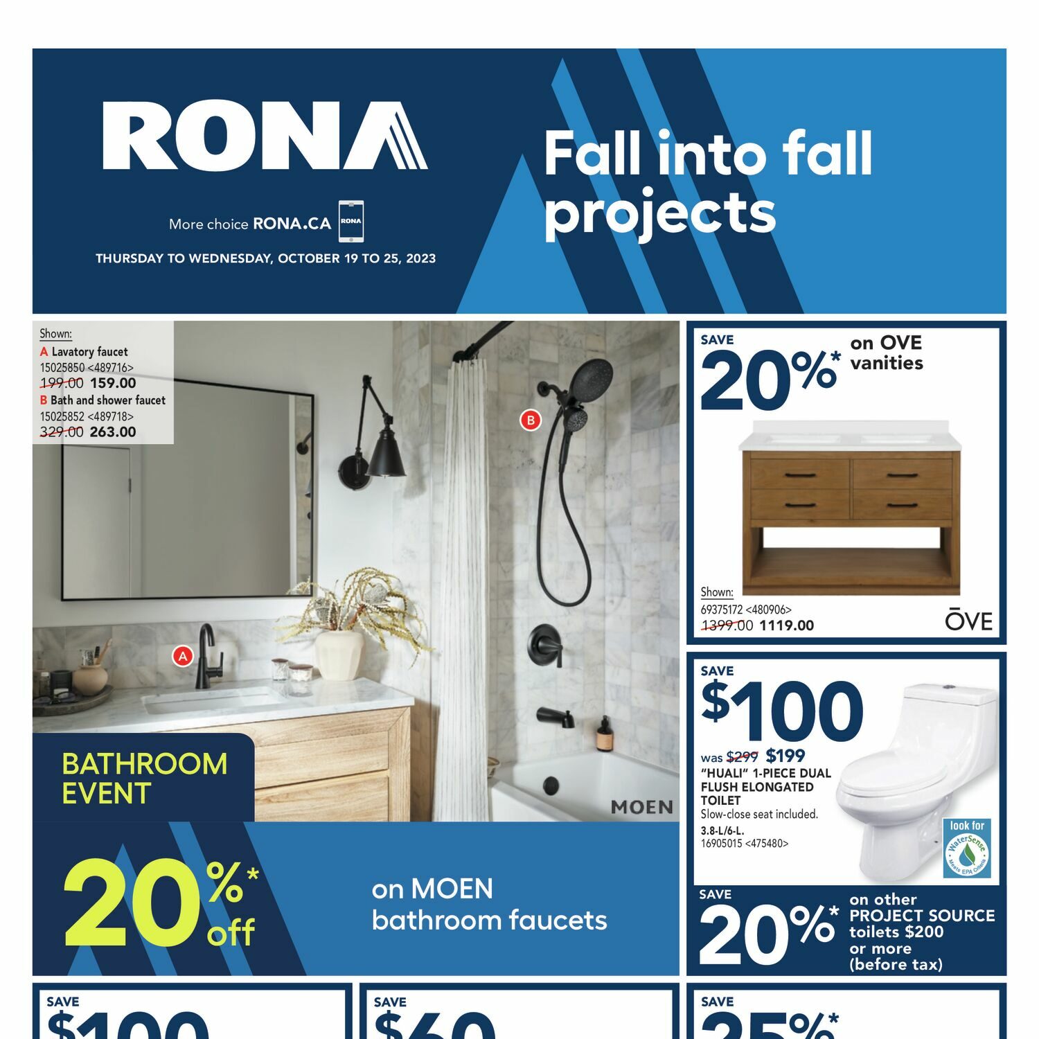 Rona Weekly Flyer - Weekly Deals - Fall Into Fall Projects (ON) - Oct ...