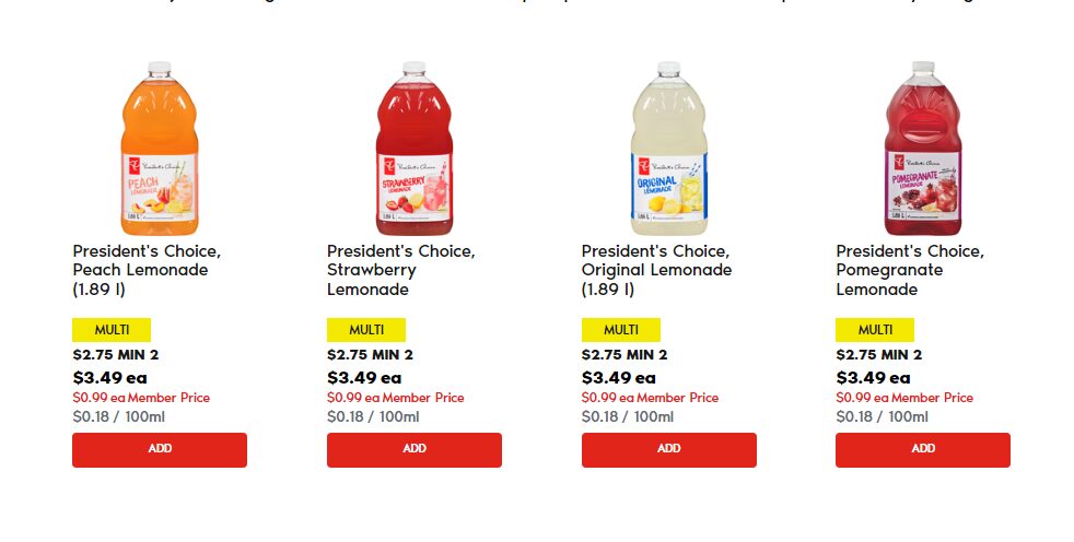 [Loblaws] PC Optimum Flash Offers [Oct 24-25] - Maple Leaf Top Dogs or ...